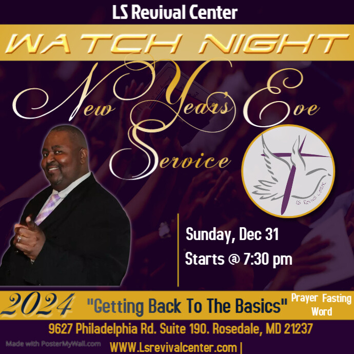 Watch Night Service New Years | PosterMyWall