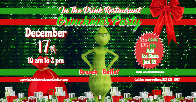 Copy of Grinch Party Flyer | PosterMyWall
