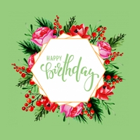 327 HBD Template | PosterMyWall