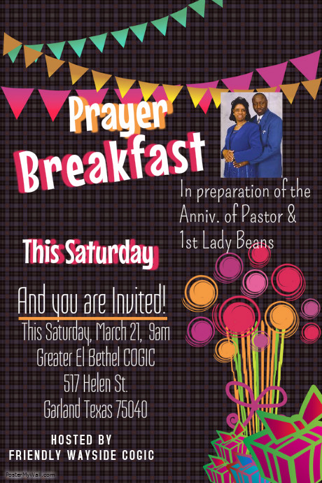 Prayer Breakfast | PosterMyWall