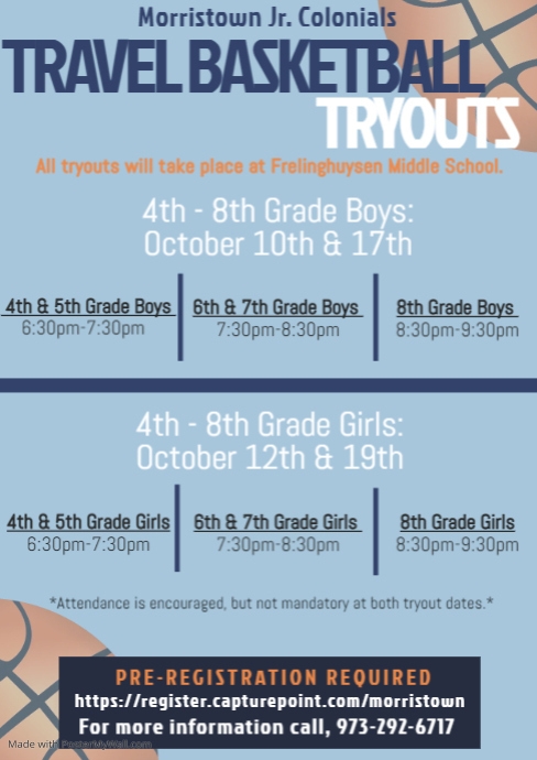 Basketball Tryouts Flyer (1) | PosterMyWall