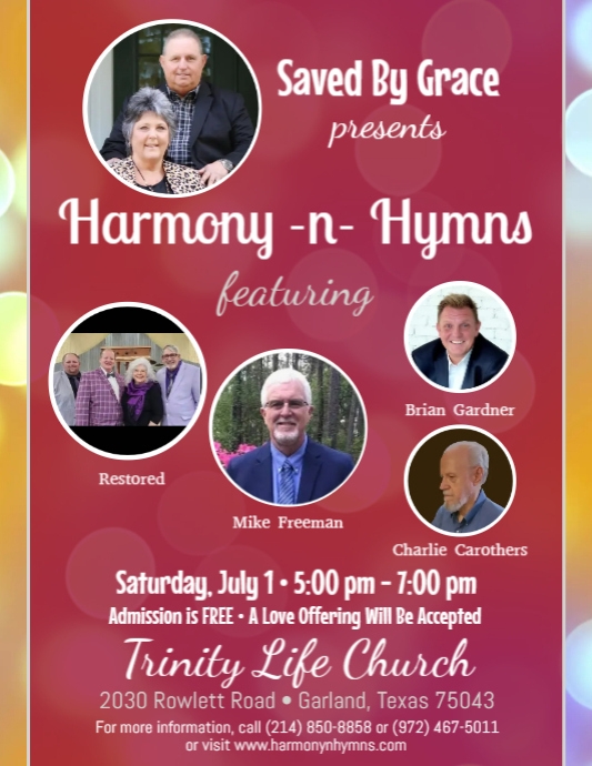 Harmony-n-Hymns 2307 | PosterMyWall