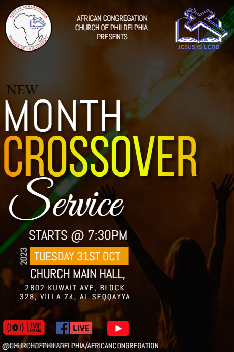 church crossover kesha | PosterMyWall