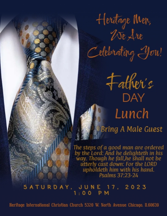 Happy Fathers Day Lunch | PosterMyWall