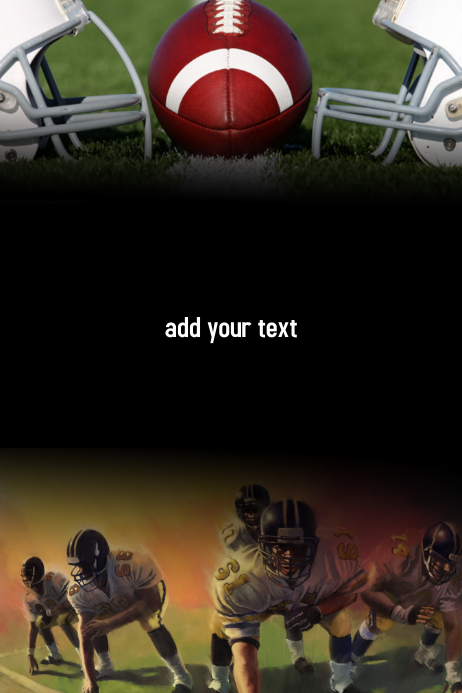 FOOTBALL GAME Template | PosterMyWall