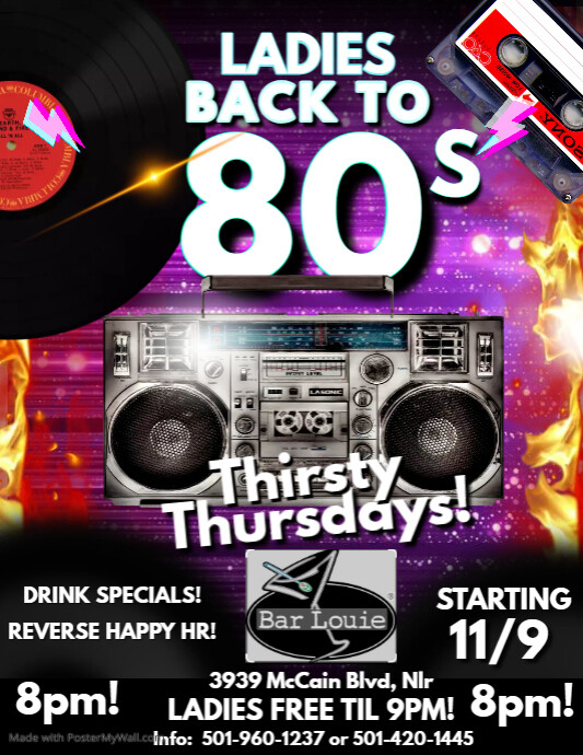 Throwback party flyer template | PosterMyWall