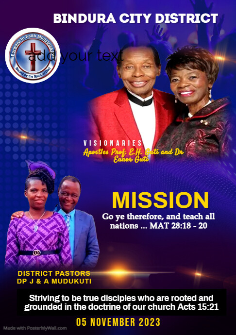 MISSIONS BIG DAY | PosterMyWall