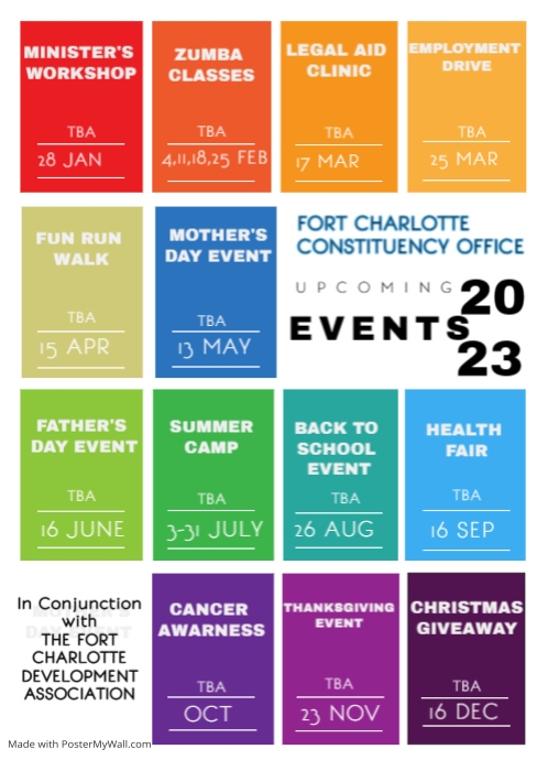 FC 2023 UPCOMING EVENTS FLYER | PosterMyWall
