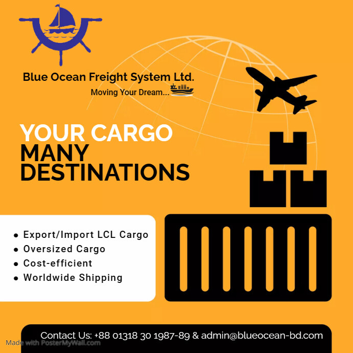 Copy of Freight and Logistics Template | PosterMyWall