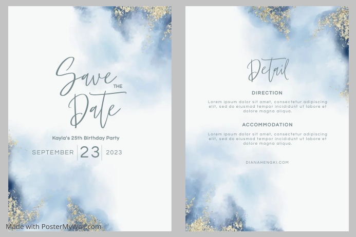 Wedding Invitation Template | PosterMyWall