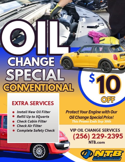 Oil Change Service Flyer | PosterMyWall