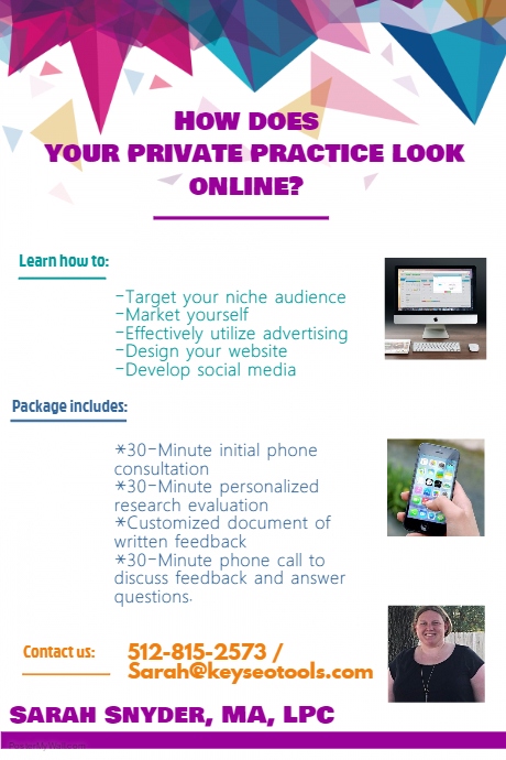 Copy of Online Consulting - Therapists | PosterMyWall