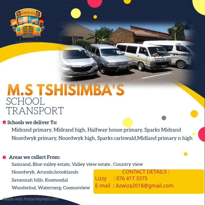 Copy of School bus driver hiring ad | PosterMyWall