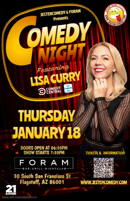 Comedy Night Flyer (1) | PosterMyWall