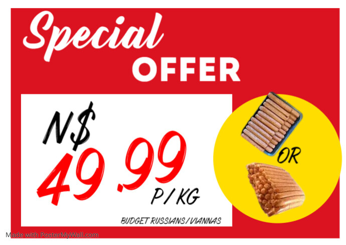 Copy of Special Offer was now price poster template | PosterMyWall