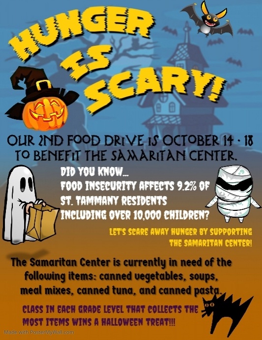 Halloween Food Drive | PosterMyWall