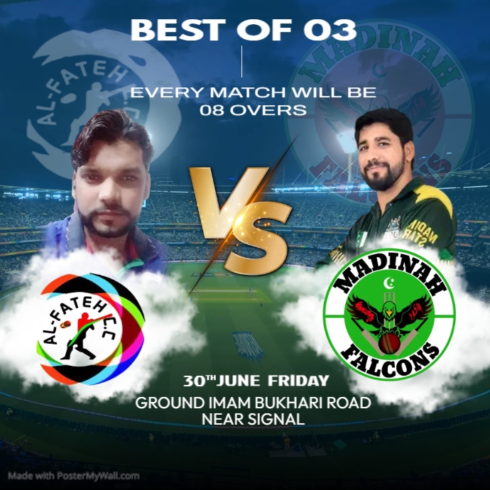 Copy of IPL Cricket Live Matches Post Template | PosterMyWall