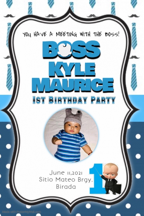 Copy of Baby Boss | PosterMyWall