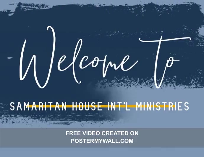 Blue Welcome | PosterMyWall