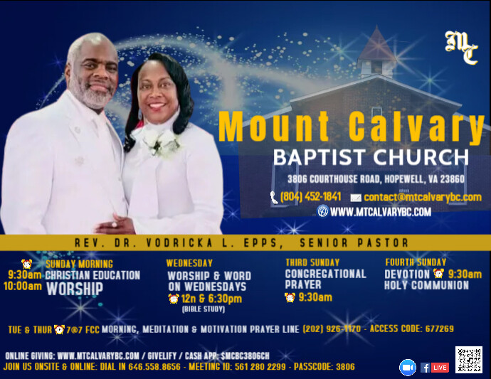 Copy of church information flyer (2) | PosterMyWall