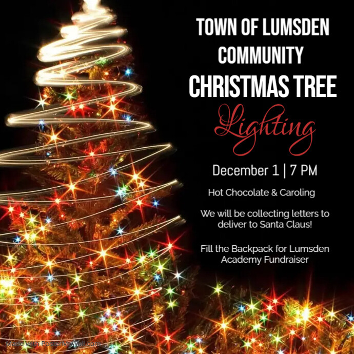 Christmas Tree Lighting | PosterMyWall