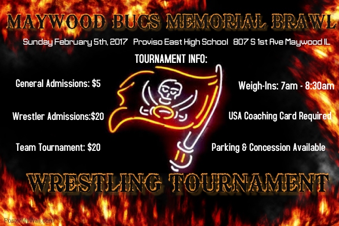 Maywood Bucs 2016 | PosterMyWall