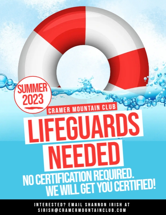 Lifeguards Needed Poster | PosterMyWall