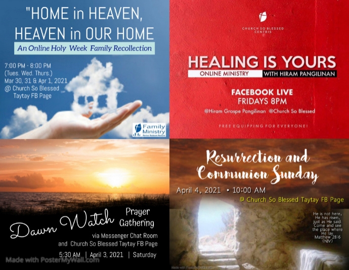 Copy of Holy Week Flyer | PosterMyWall