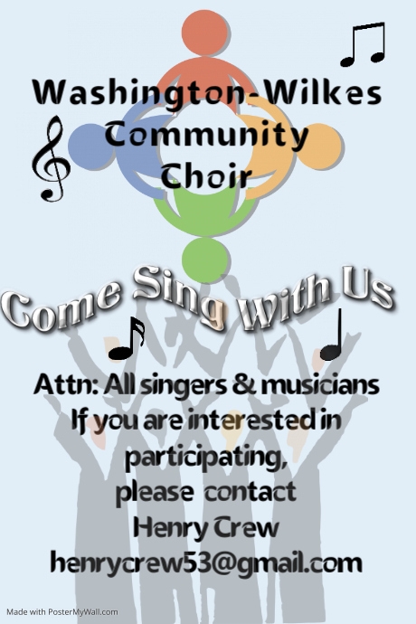 W-W Community Choir | PosterMyWall