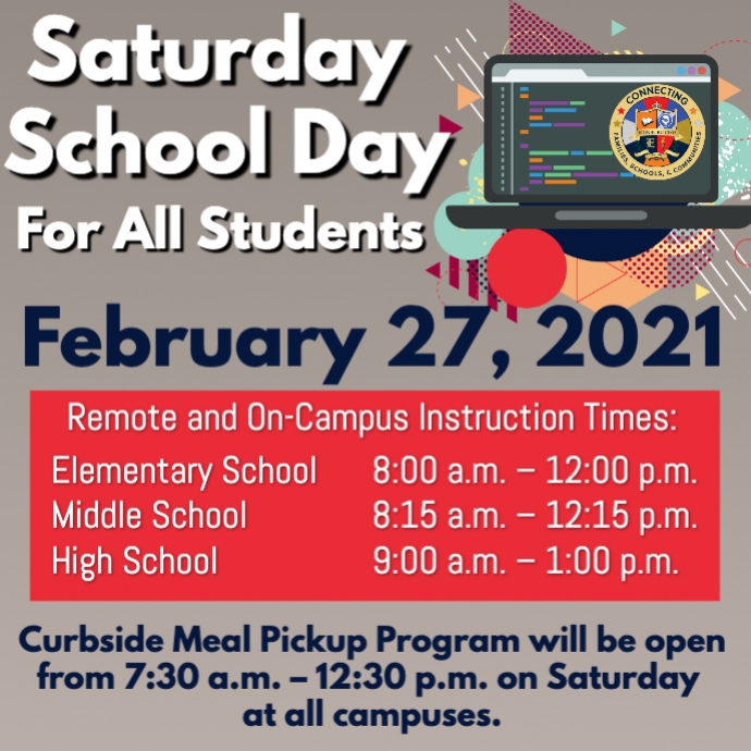 Saturday School Day | PosterMyWall