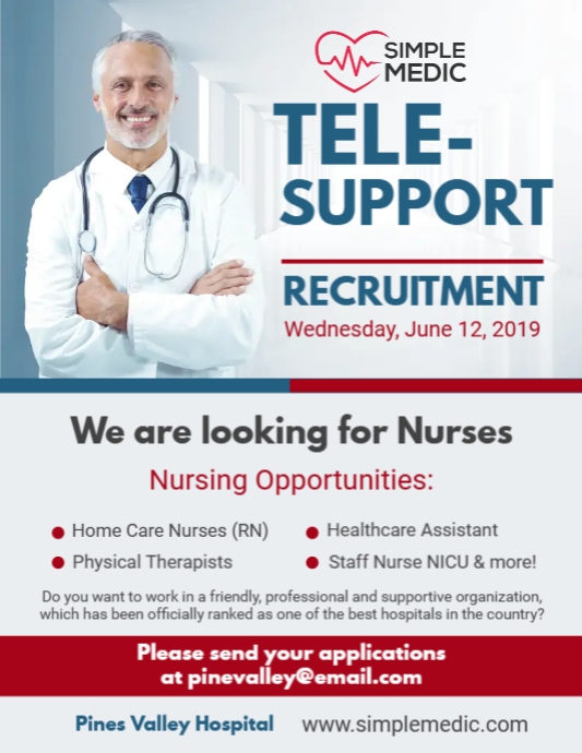 Simple Medic Mockup Flyer #2 | PosterMyWall