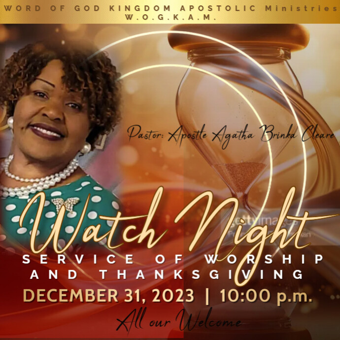 Watch Night Service | PosterMyWall