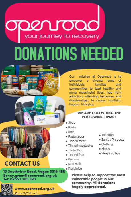 Volunteer Needed Poster Flyer | PosterMyWall