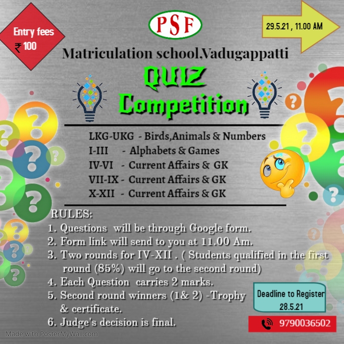 Copy of Online Quiz | PosterMyWall