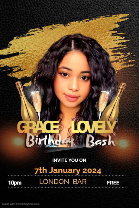birthday bash | PosterMyWall