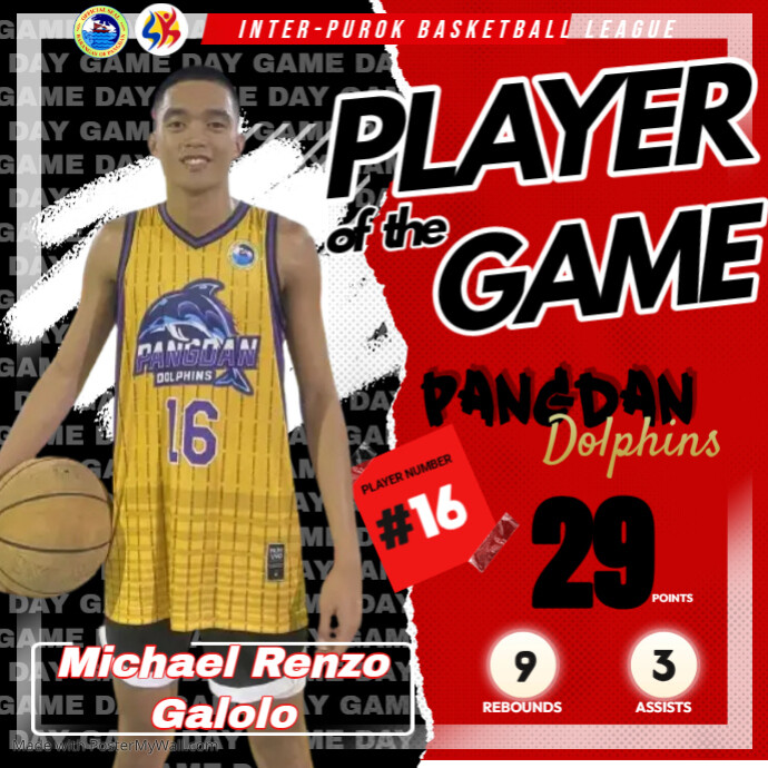 Basketball Player Profile | PosterMyWall