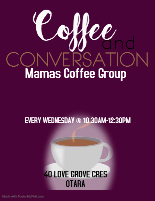 Coffee Talk Event | PosterMyWall