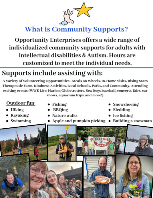 Copy of Community Supports | PosterMyWall