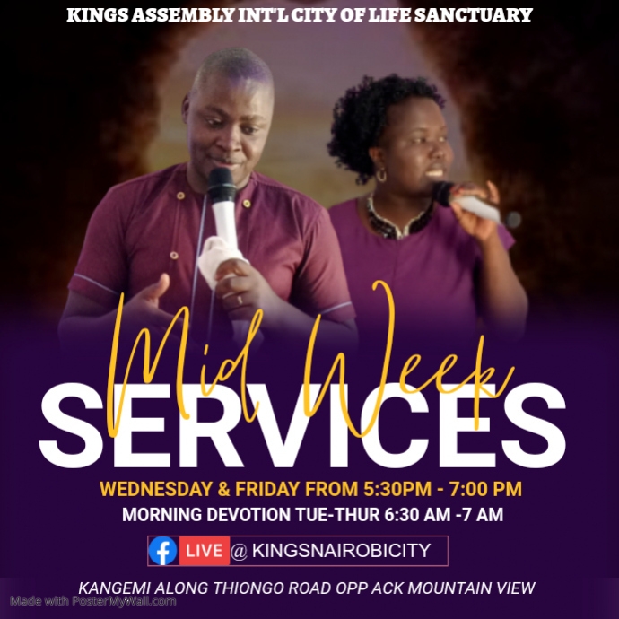 Copy of Church, Praise and Worship, revival | PosterMyWall