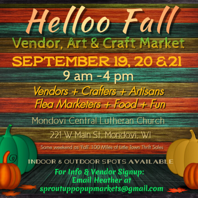 Helloo Fall Vendor Market 2023 | PosterMyWall