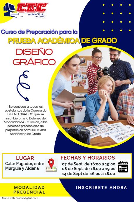 Graphic Design Agency Poster Template | PosterMyWall