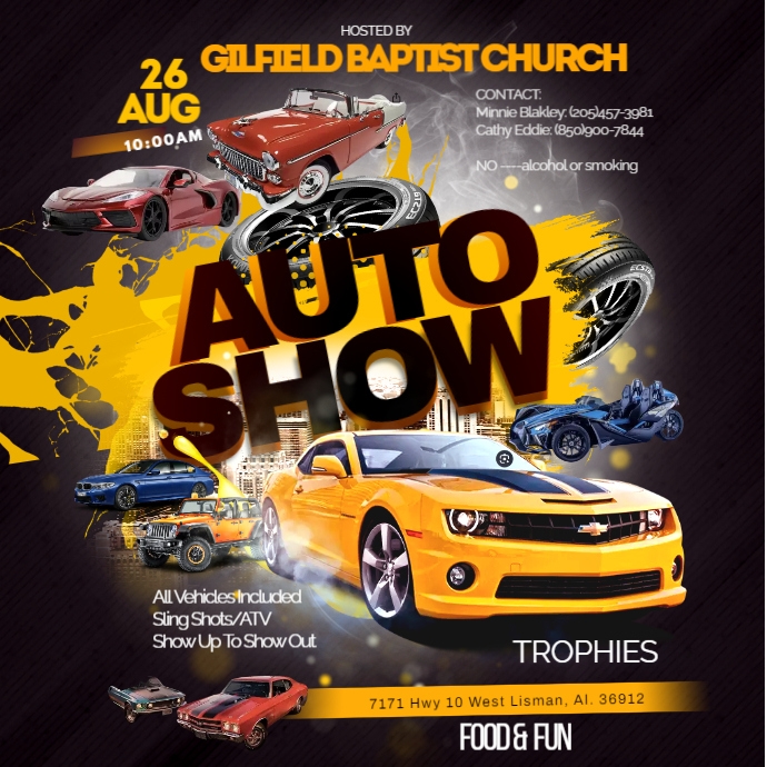 Copy of auto show | PosterMyWall