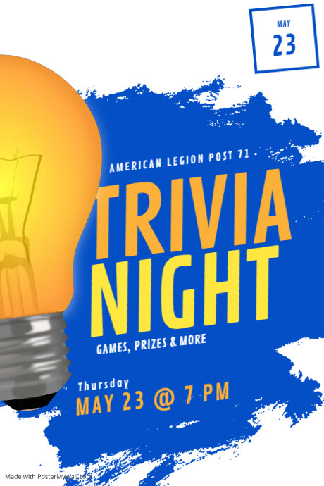 Trivia Night Flyer Template | PosterMyWall