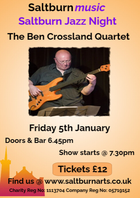 Ben Crossland Quartet 2 | PosterMyWall