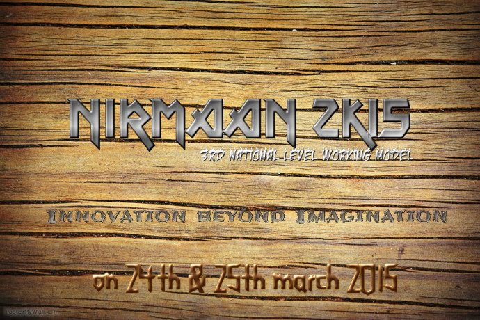 NIRMAAN 2K15 | PosterMyWall
