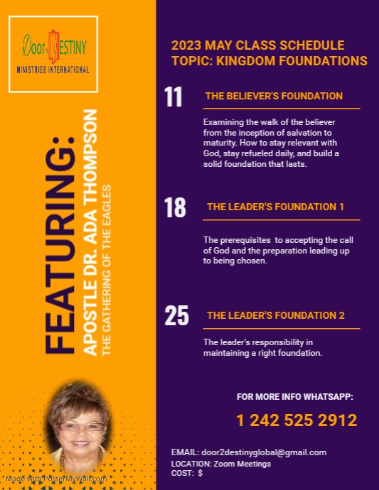 Copy of Event schedule template | PosterMyWall