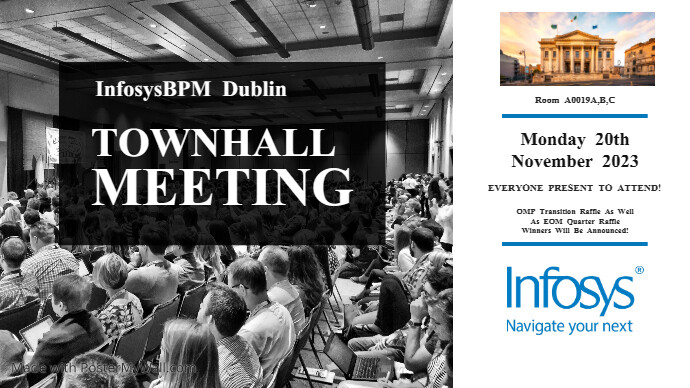 Town Hall Meeting Twitter Post | PosterMyWall