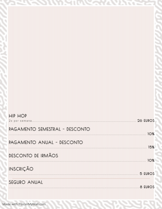 Cópia de Pastel Price List Flyer Template | PosterMyWall