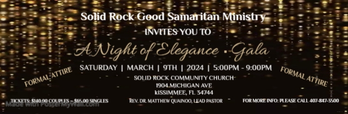 gala flyer template (REVISED) | PosterMyWall