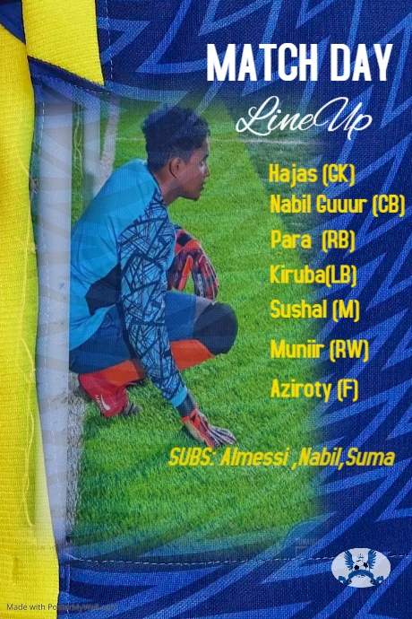 Copy of Chelsea line up | PosterMyWall